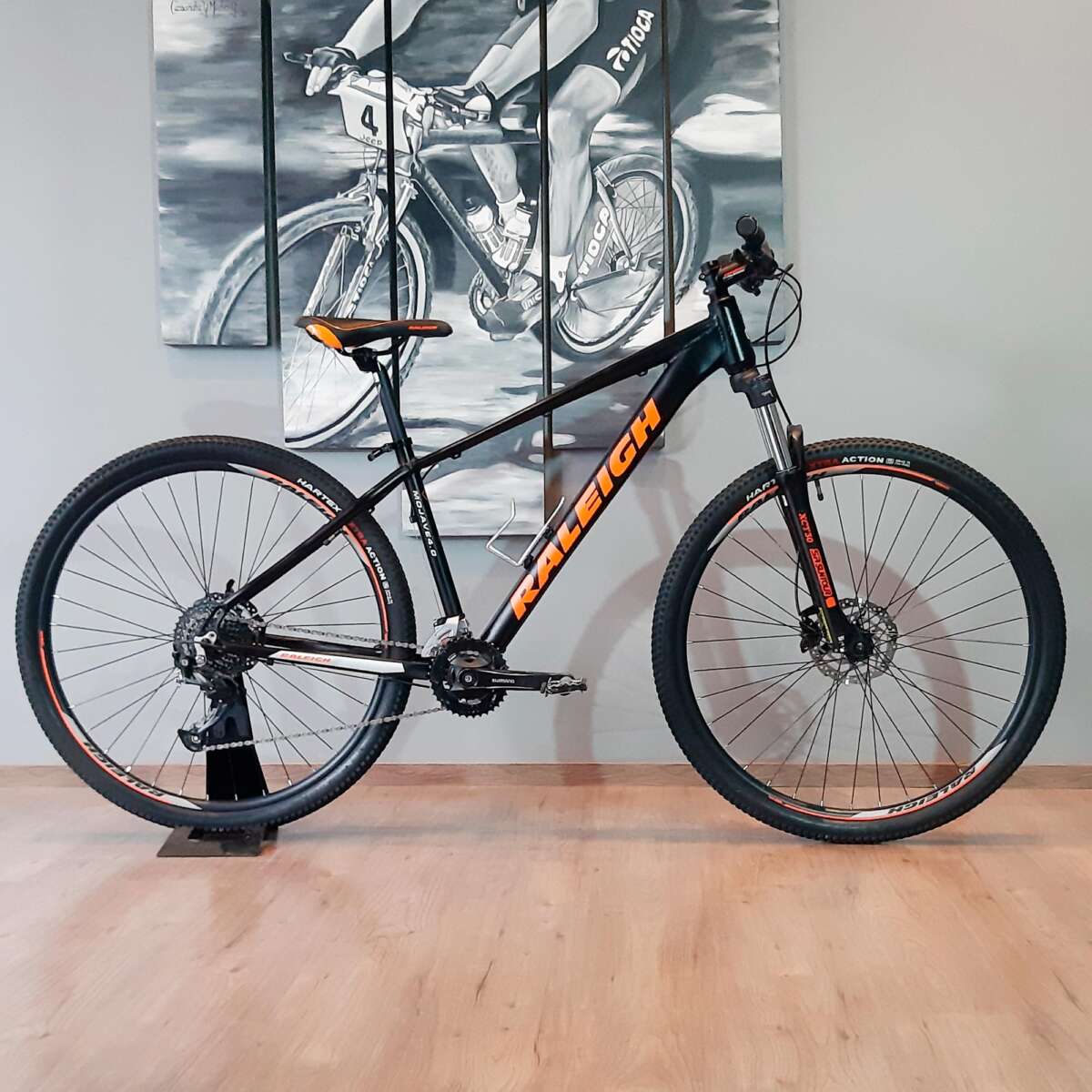 Bicicleta de MTB Raleigh Mojave 4.0 Aluminio Talle M R29 Negra y ...