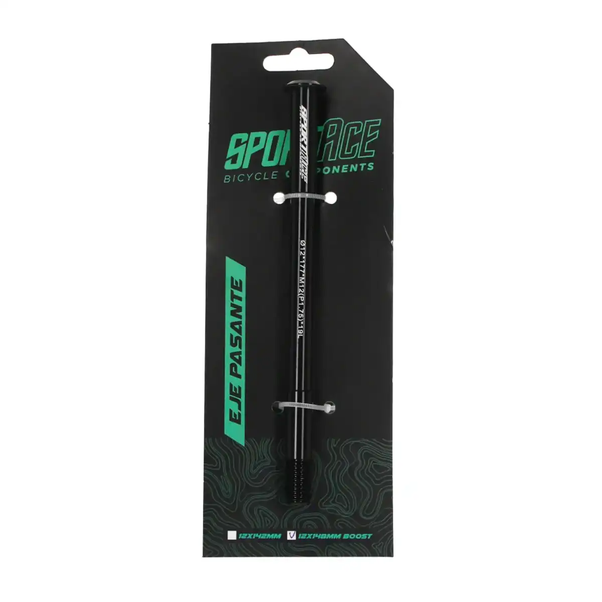 Eje pasante trasero Sportace 12mmx148mmx177mm Boost Allen - Startlap